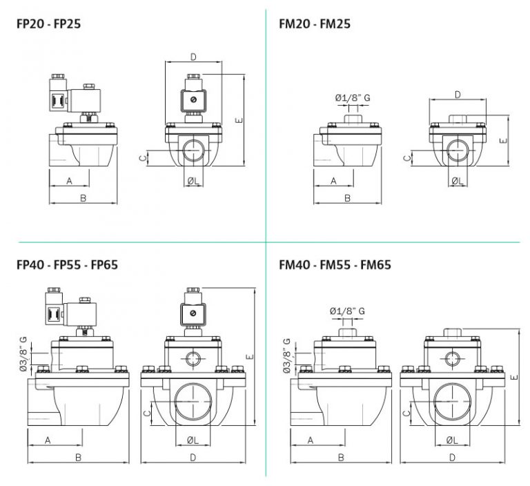 Pulse Valve Model : FP25