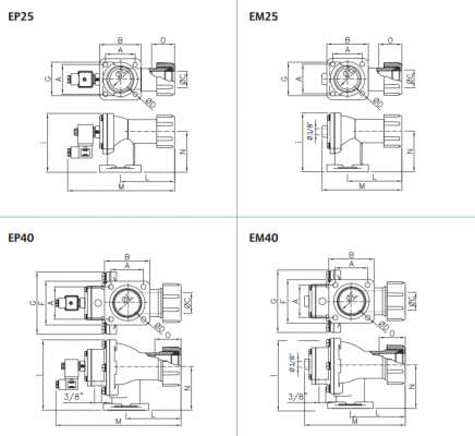 Pulse Valve Model : EP25
